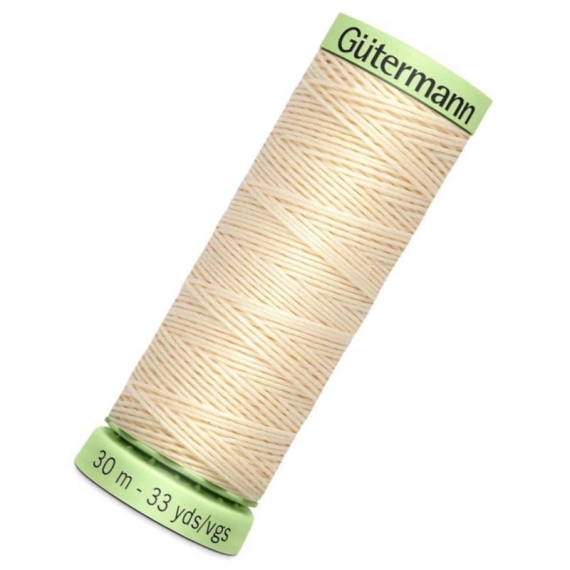 Gutermann Top Stitch Thread (Colour 414) 30m Cream