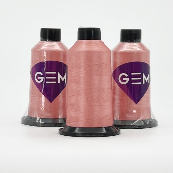 Col. P218 Sweet Pink GEM Polyester Embroidery Thread 3000M