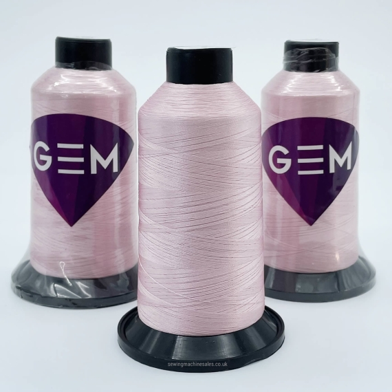 Colour P223 Crystal Pink GEM Polyester Embroidery Thread 3000M