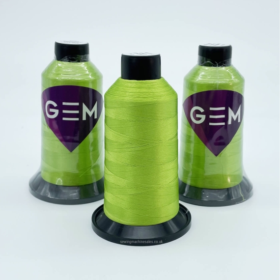 Colour P625 Erin Green GEM Polyester Embroidery Thread 3000M