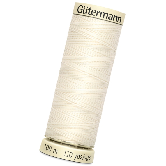 Gutermann Sew All Thread - 1 Cream at reduced price