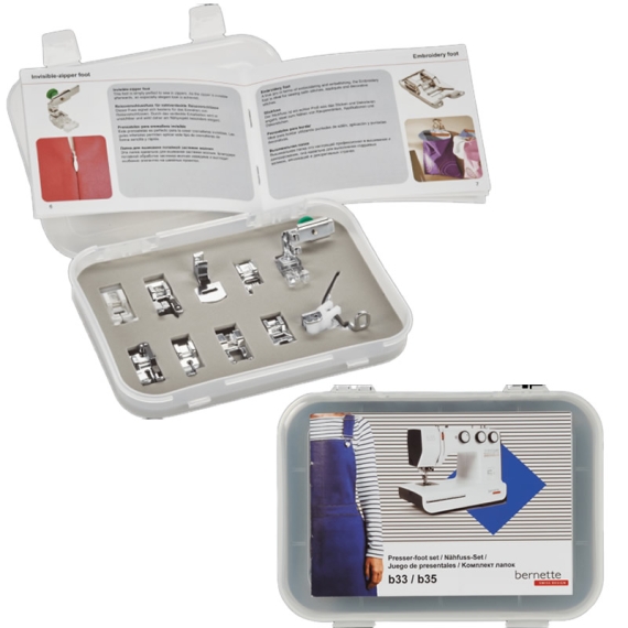 Bernette Sewing Foot Set (10 feet) for B33 and B35