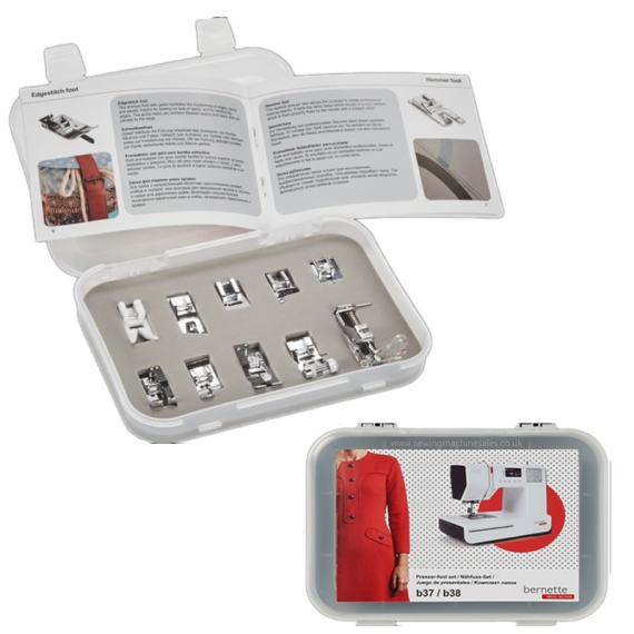 Bernette Sewing Foot Set (10 feet) for b37 b38 Models