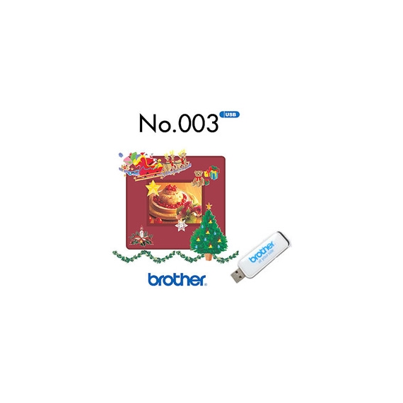 Brother USB machine embroidery designs. Brother USB Memory Stick No.003 ...