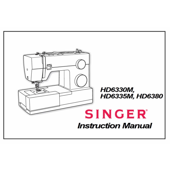 Singer Heavy Duty 6335 Instruction Book