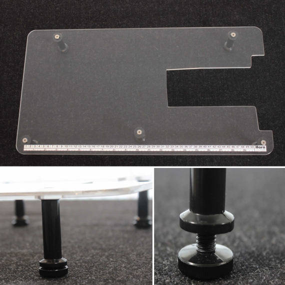 Made to Measure Extension Table In Perspex - Sewing Machine Sales