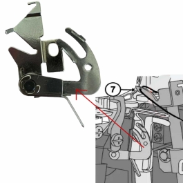 Lower Looper Thread Guide for Singer Overlockers