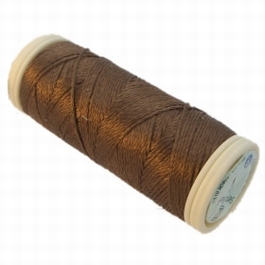 The very best quality Seta Reale 100% Pure Silk Thread Brown colour ...