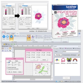 Brother PE Design Plus 2 Machine Embroidery Software Online discount ...