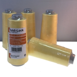 Toldi-Lock Overlock Thread 2500m Yellow Col. 1345