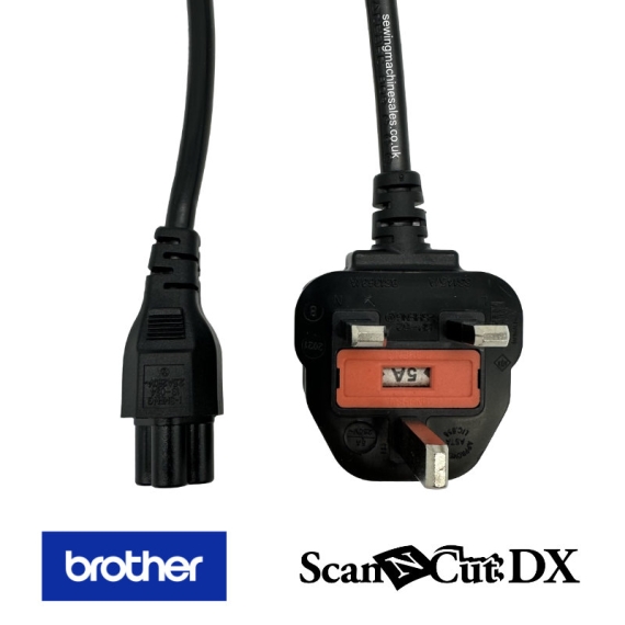 Brother ScanNCut SDX Mains Power Lead (UK) - (D00Z1U001)