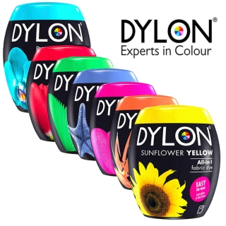 Using Dylon fabric dye create unique coloured clothing and house hold items