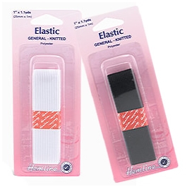Soft Feel Knitted Elastic 1" 25 mm wide x 1mtrs Roll made by Hemline
