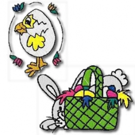 Unique Easter Collection Set embroidery design digitized with immediate ...