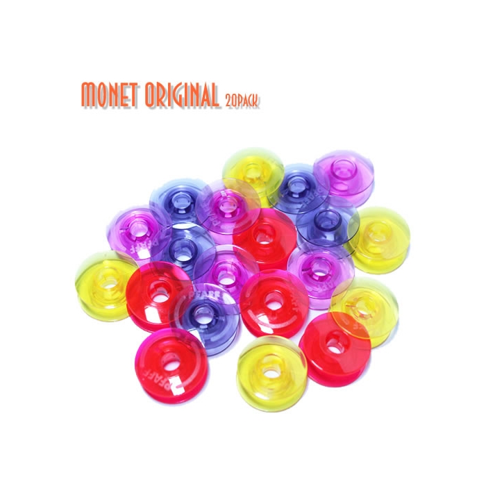 20 Pack Rainbow Bobbins for Pfaff Creative OR Expression Bobbins ...