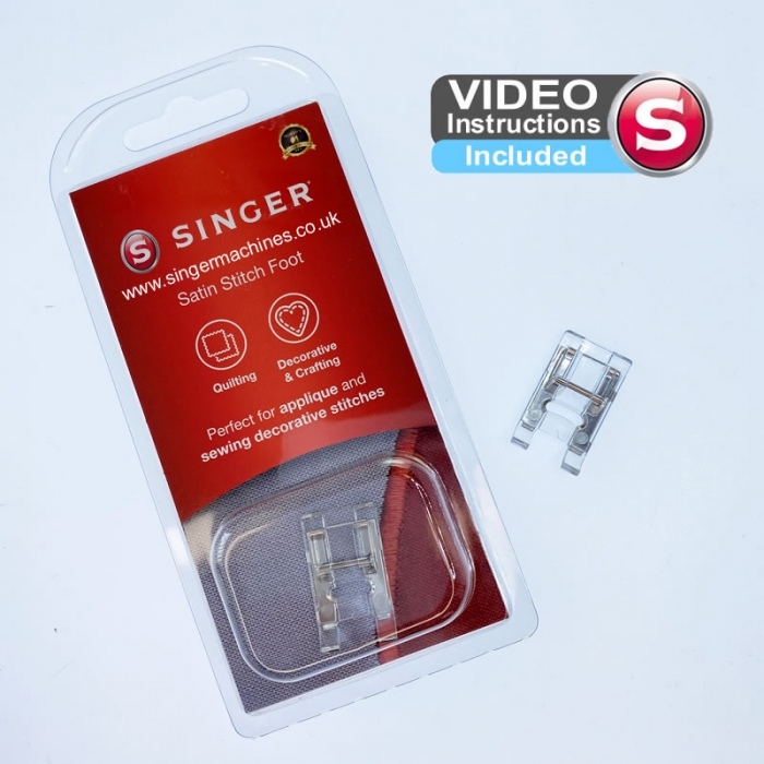 Genuine Singer Satin Stitch Foot with Video Instructions