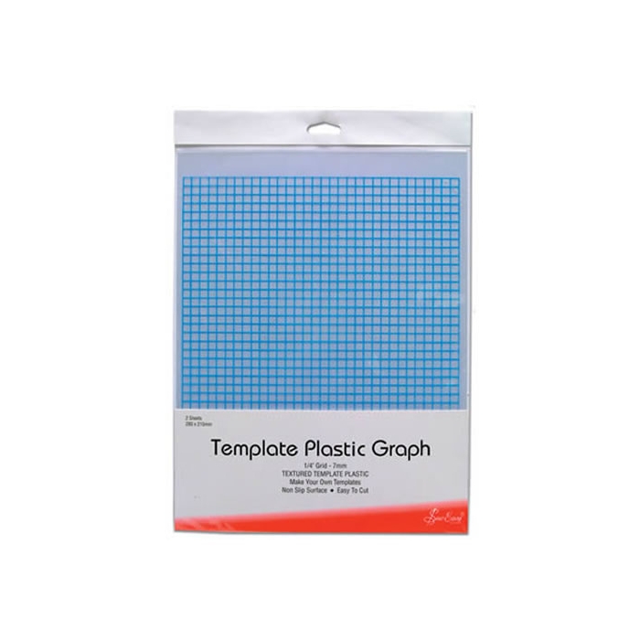 Buy Sewing Quilting and Patchwork Plastic Template with grid markings ...