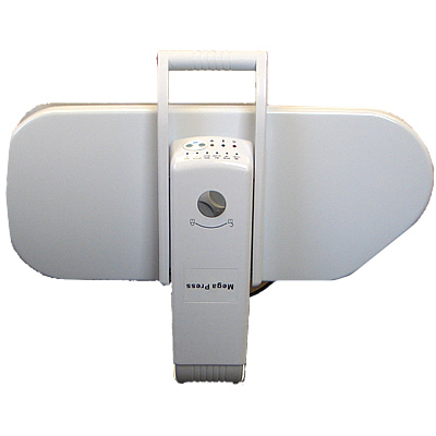 The MegaPress 202 is a popular steam press for pressing laundry