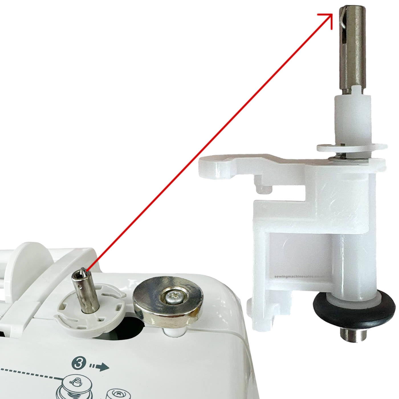 Bobbin Winder For Brother Sewing Machines