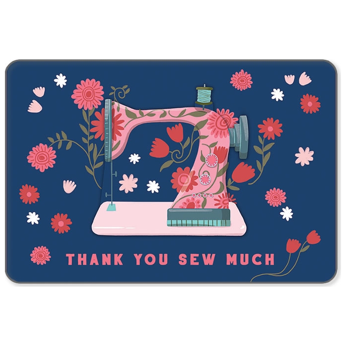 Thank You Gift Cards & E-Cards For Sewing Lovers